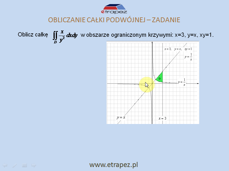 Lekcja 1 - Całki podwójne - eTrapez Online